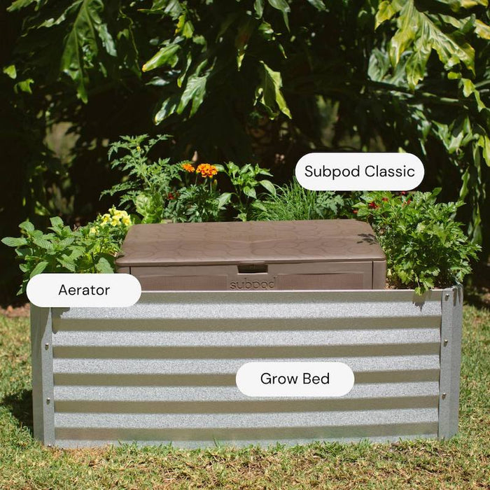 Subpod Composter Grow Bundle | Worm Farm | Aerator | Grow Bed