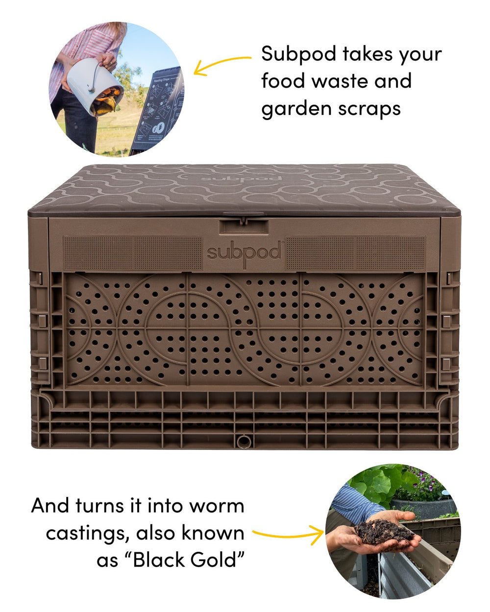 Subpod Classic Worm Farm | In-Ground Home Composting Bin