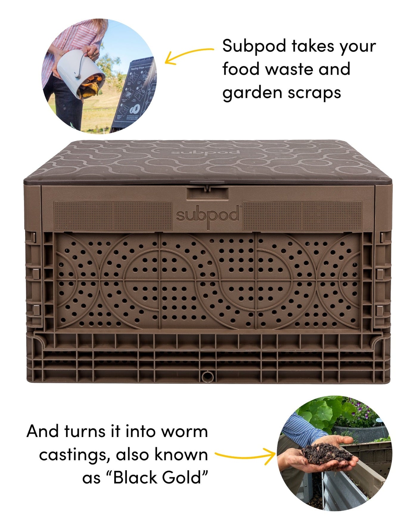 Subpod Classic Worm Farm | In-Ground Home Composting Bin